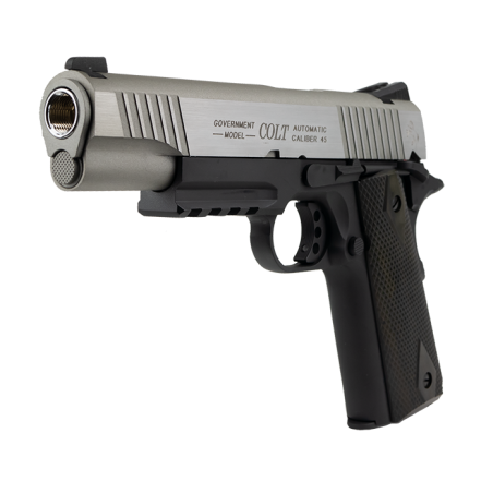 Colt 1911 Dual Colour CO2 Airsoft Pistol with rail